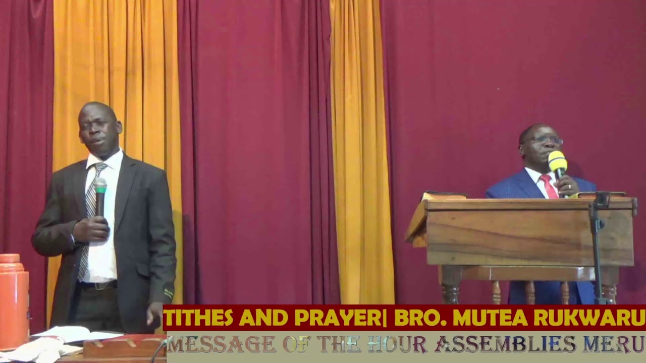 Sunday Service| Tithes and Prayers {Curses of Non-Tithers} |Bro. Mutea ...