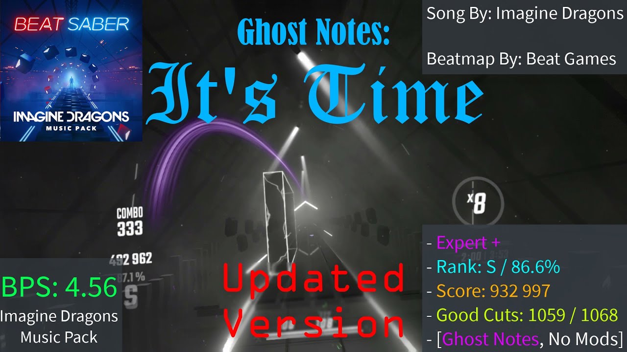 Ghost Notes: It's Time ⏰ | Imagine Dragons Music Pack 🐉 | Updated ...