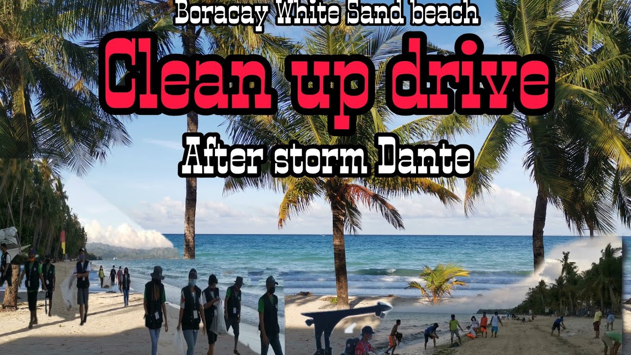 Boracay clean up drive - YouTube