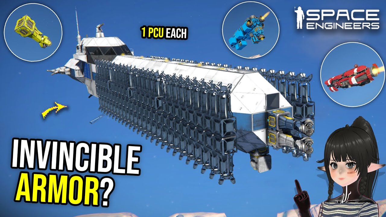 Drills as Ship Armor Versus Missile and Ramming Tested, Space Engineers ...