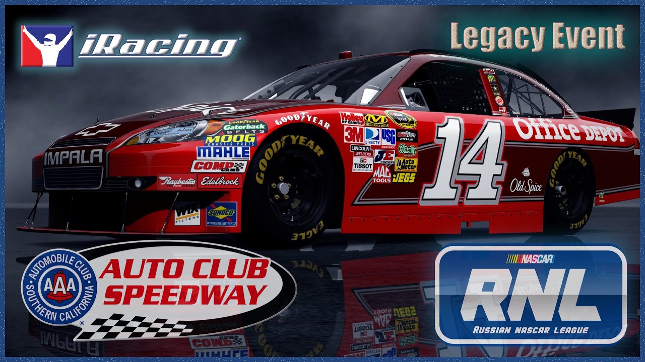 🔥 iRacing 🔥 RNL Legacy Event 107 кругов Autoclub Speedway 12.08.2023 ...