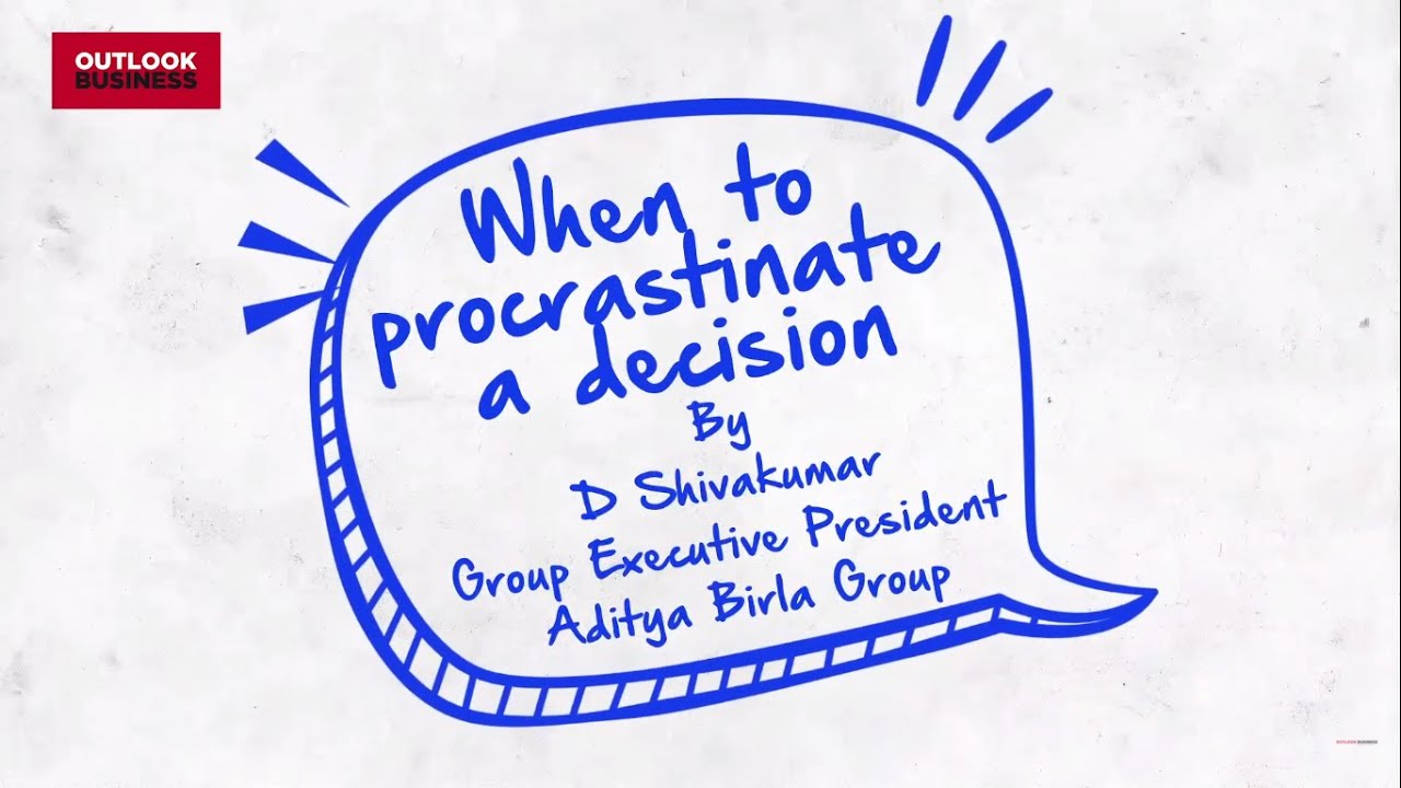 The Cheat Sheet | When to procrastinate a decision - YouTube
