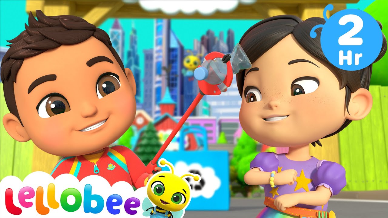 Ayudo al planeta reciclando♻️| Canciones Infantiles🎵 | Little Angel y ...