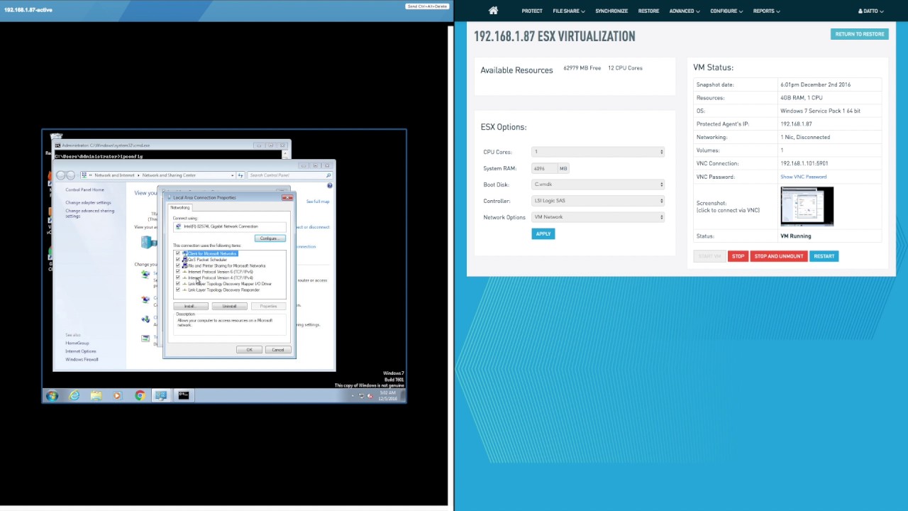 How to Perform ESX Virtualization with Datto - YouTube