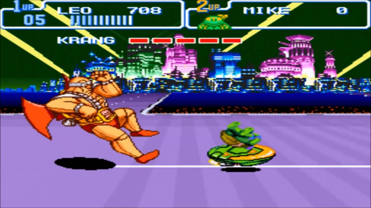 Neon Night-Riders - Teenage Mutant Ninja Turtles: Turtles in Time - YouTube