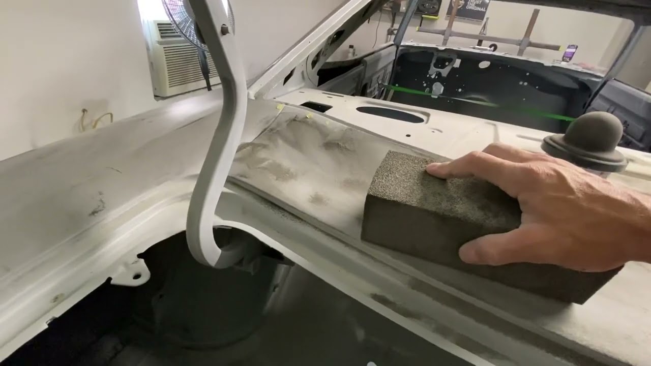 Automotive restoration tips and tricks blocking with fart rock on body ...