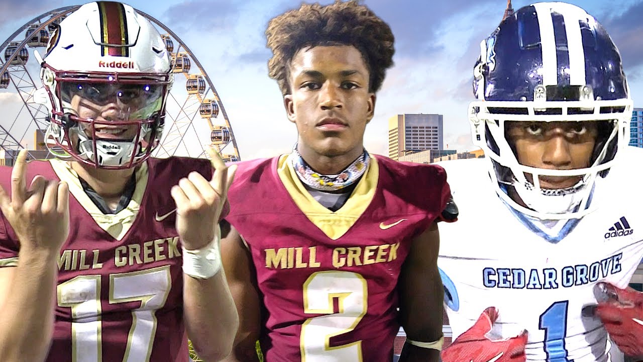 #1 Player in Georgia (Caleb Downs) leads Mill Creek vs Cedar Grove | # ...
