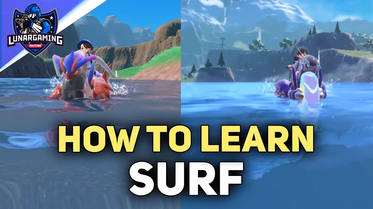 How To Get Surf in Water Pokemon Scarlet and Violet - YouTube