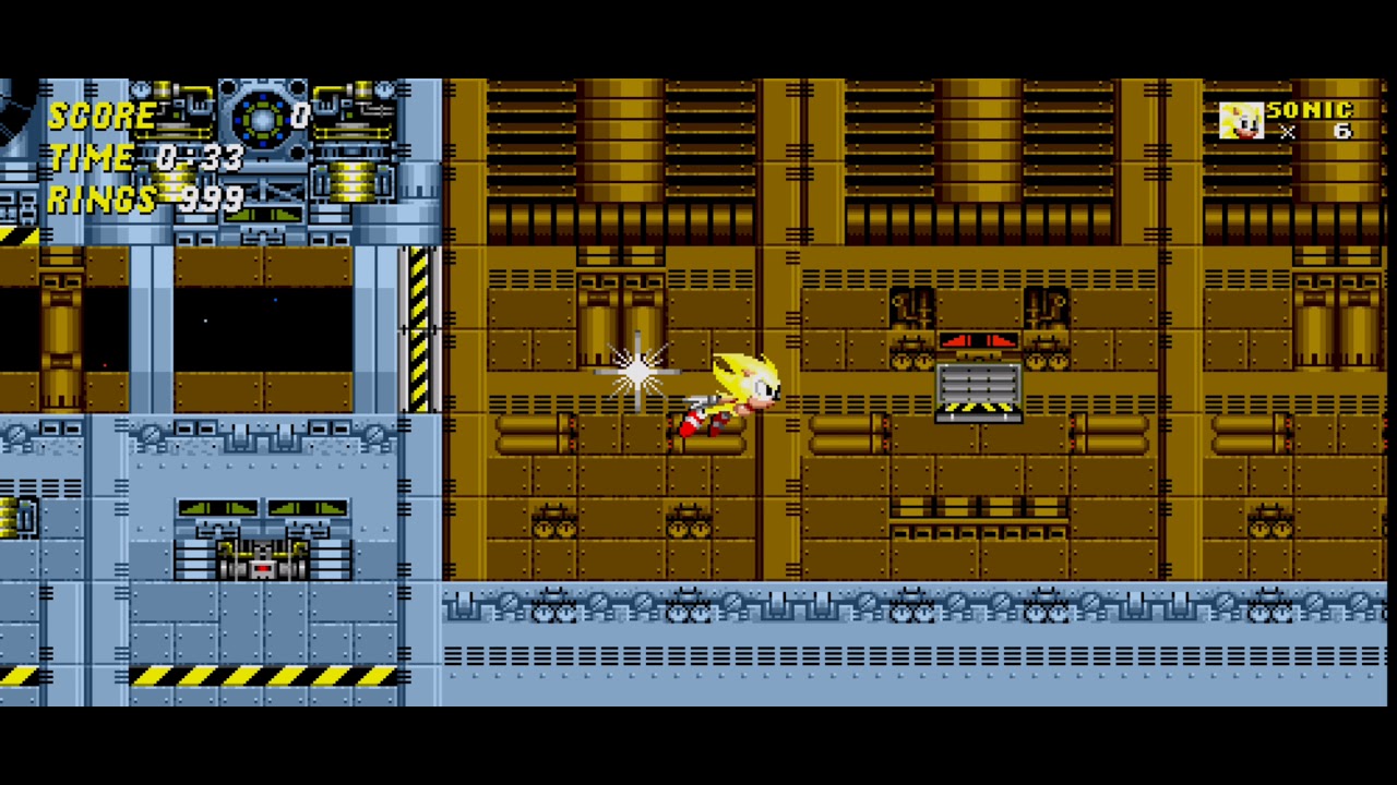 Sonic 2 Death Egg Zone (as Super Sonic) on android. - YouTube