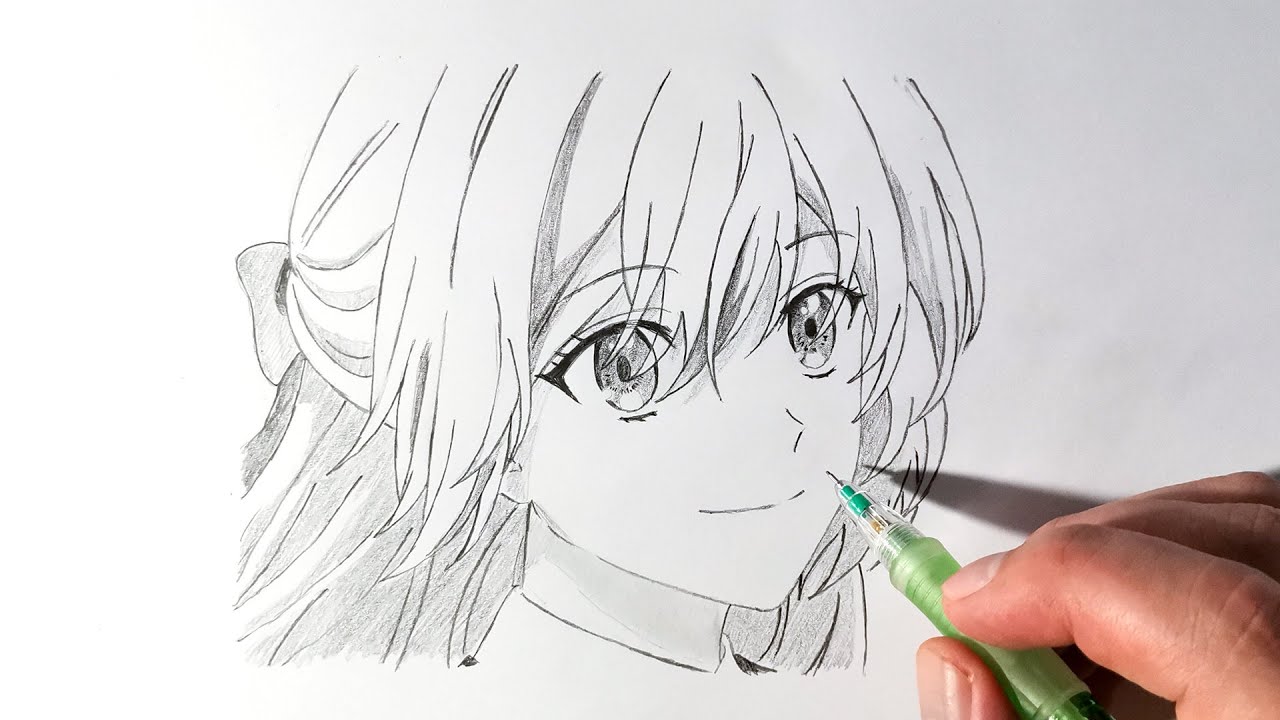 How to draw anime girl, Raeliana McMillan - YouTube