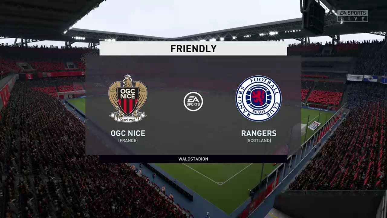 FIFA 20 NICE VS RANGERS - YouTube