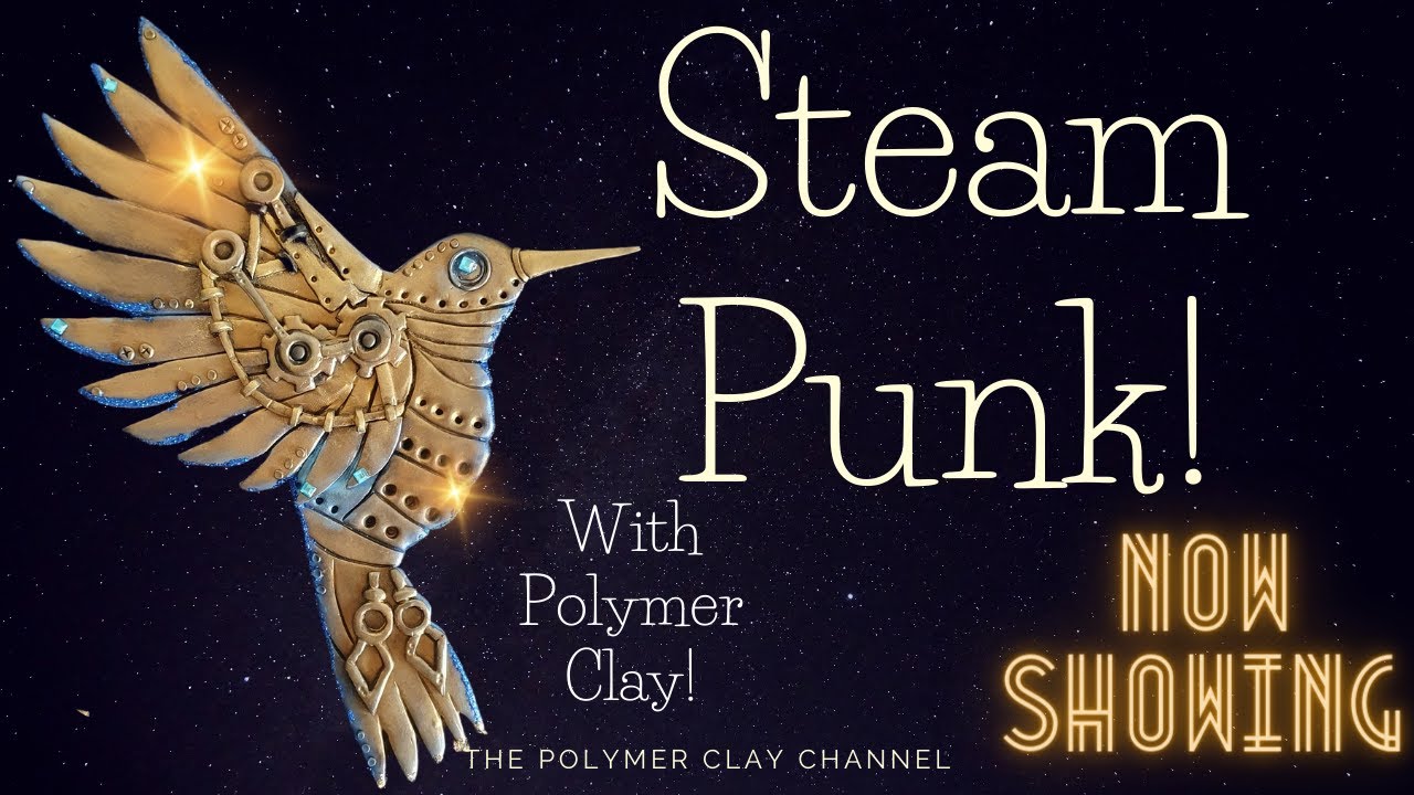HOW TO: STEAM PUNK a BOOK with POLYMER CLAY! #polymerclay #steampunk # ...