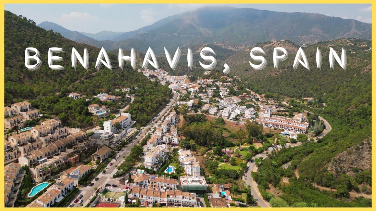 BENAHAVIS SPAIN, Flying over the amazing white village of Malaga - YouTube