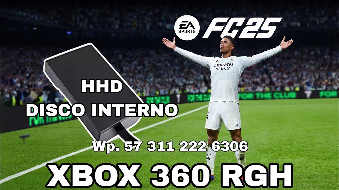 Fifa Fc 25 Para Xbox 360 Rgh Disco Duro Interno Fichajes 2025 Youtube