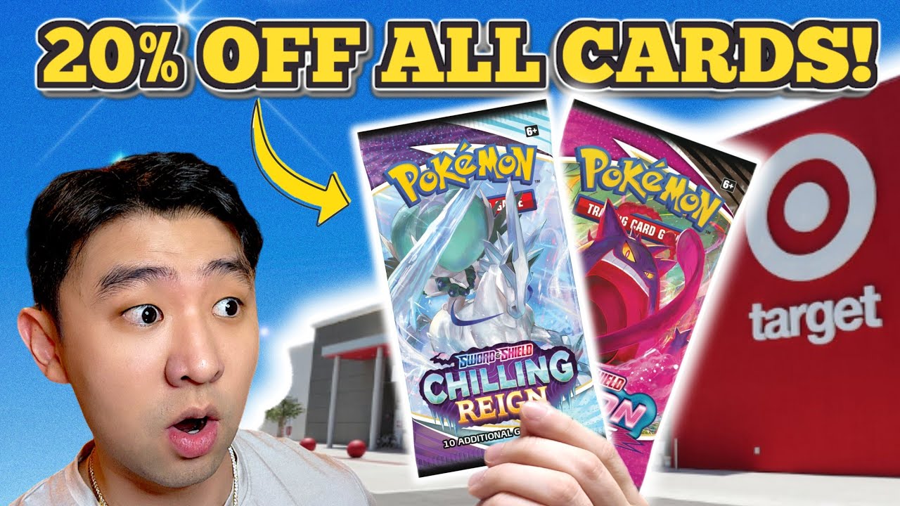 20% OFF ALL POKÉMON CARDS AT TARGET! CRAZY ALT PULL FROM CHILLING REIGN ...
