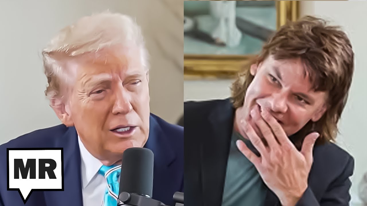 Trump VERY Interested In Podcaster's Addiction Stories - YouTube