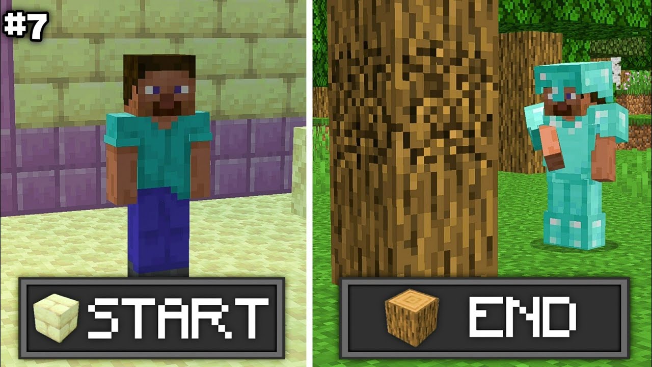 I Tried To Beat Minecraft Backwards [#7] - YouTube