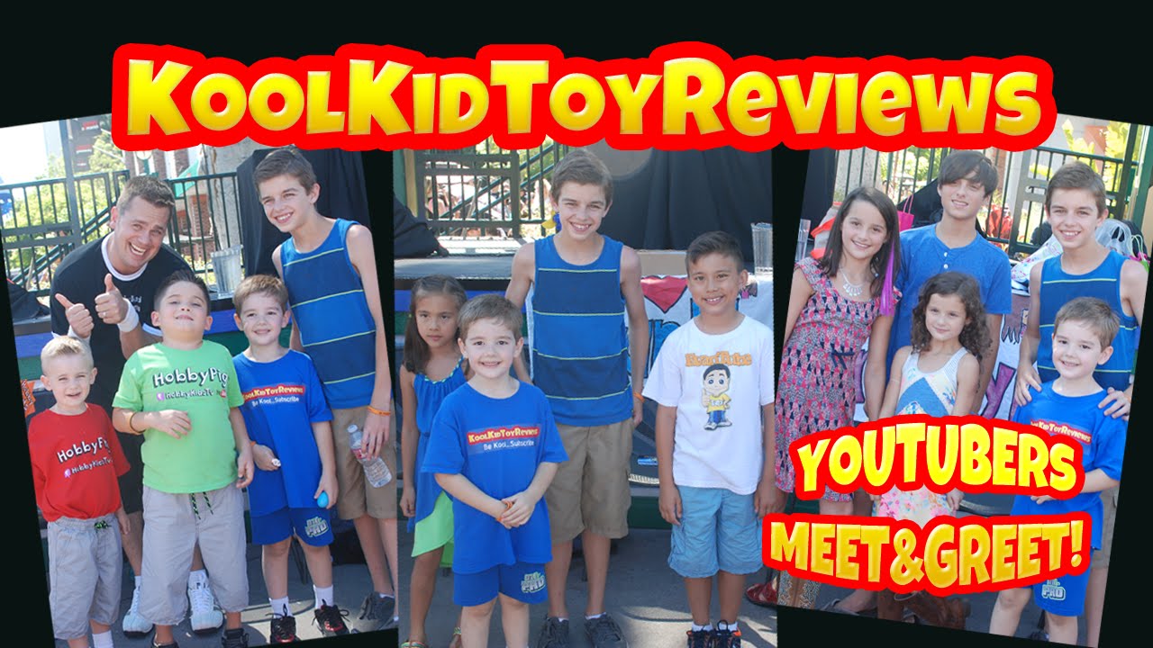 EvanTubeHD MEET AND GREET DOWNTOWN DISNEY with HobbyKidsTV, Bratayley ...
