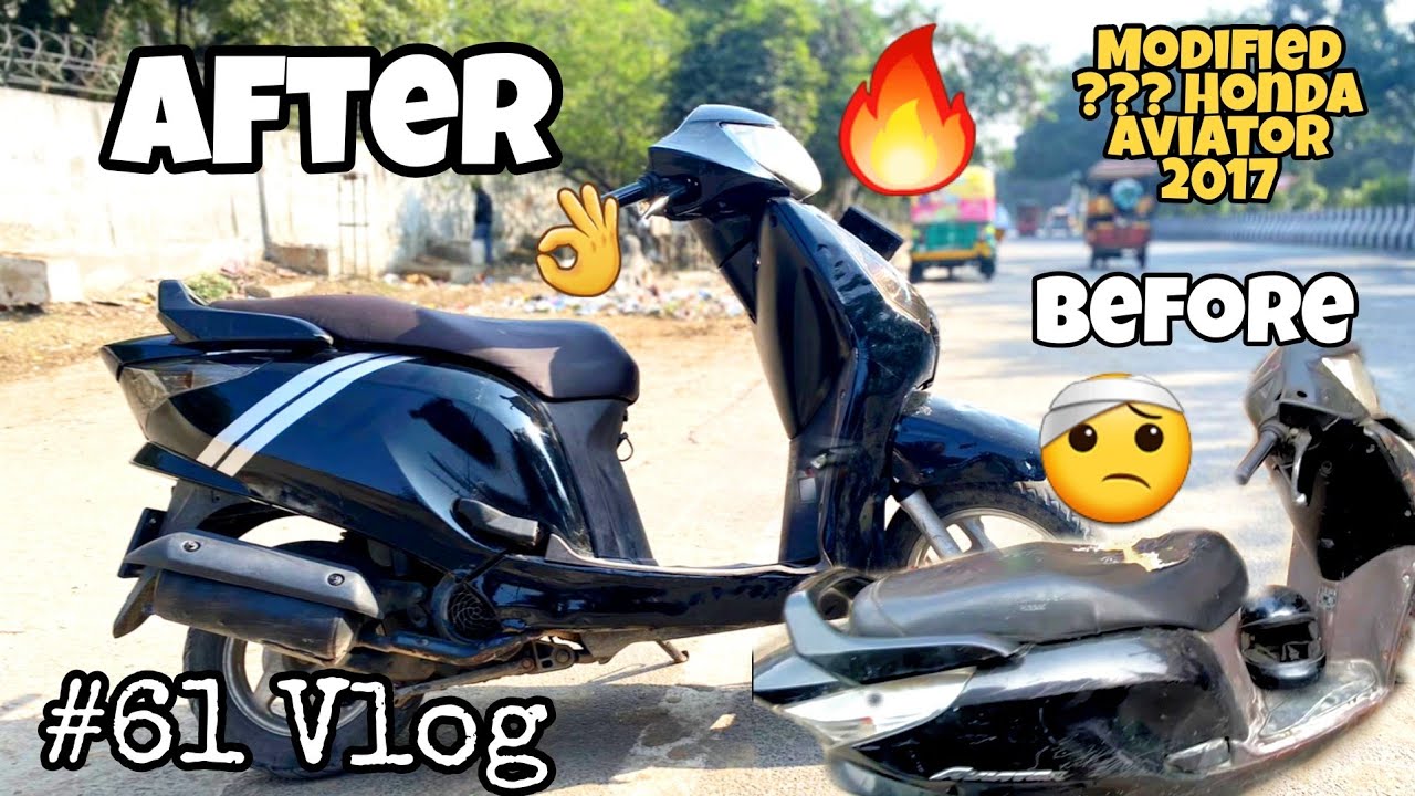 vlog 61 Ajj Honda Aviator Modified kara de 🔥👌 price ???? - YouTube
