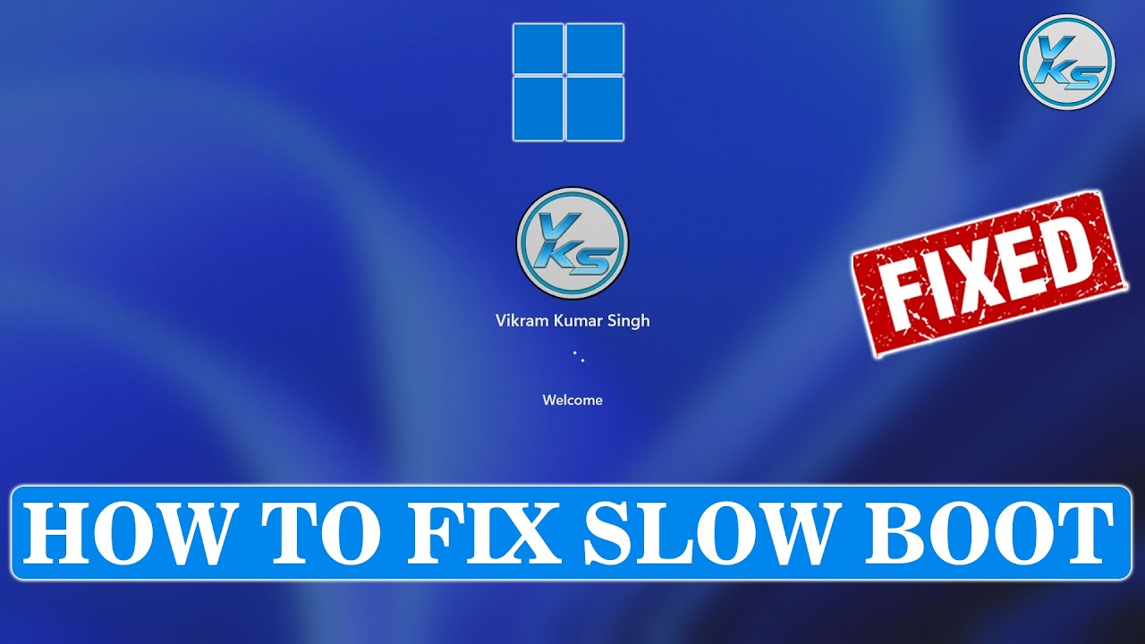How To Fix Slow Boot Times in Windows - YouTube