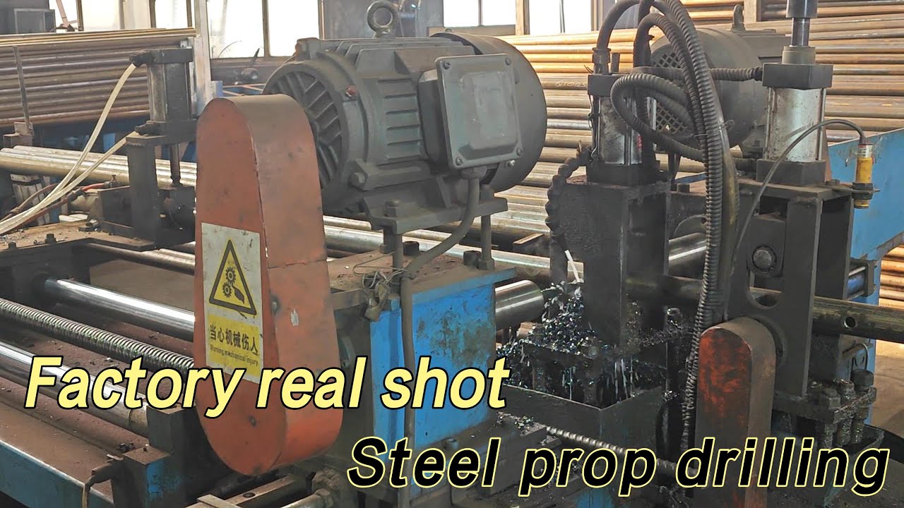 [Factory real shot] Steel prop drilling - YouTube