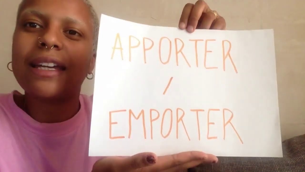 B1 📖 Différence entre "APPORTER" et "EMPORTER" - YouTube