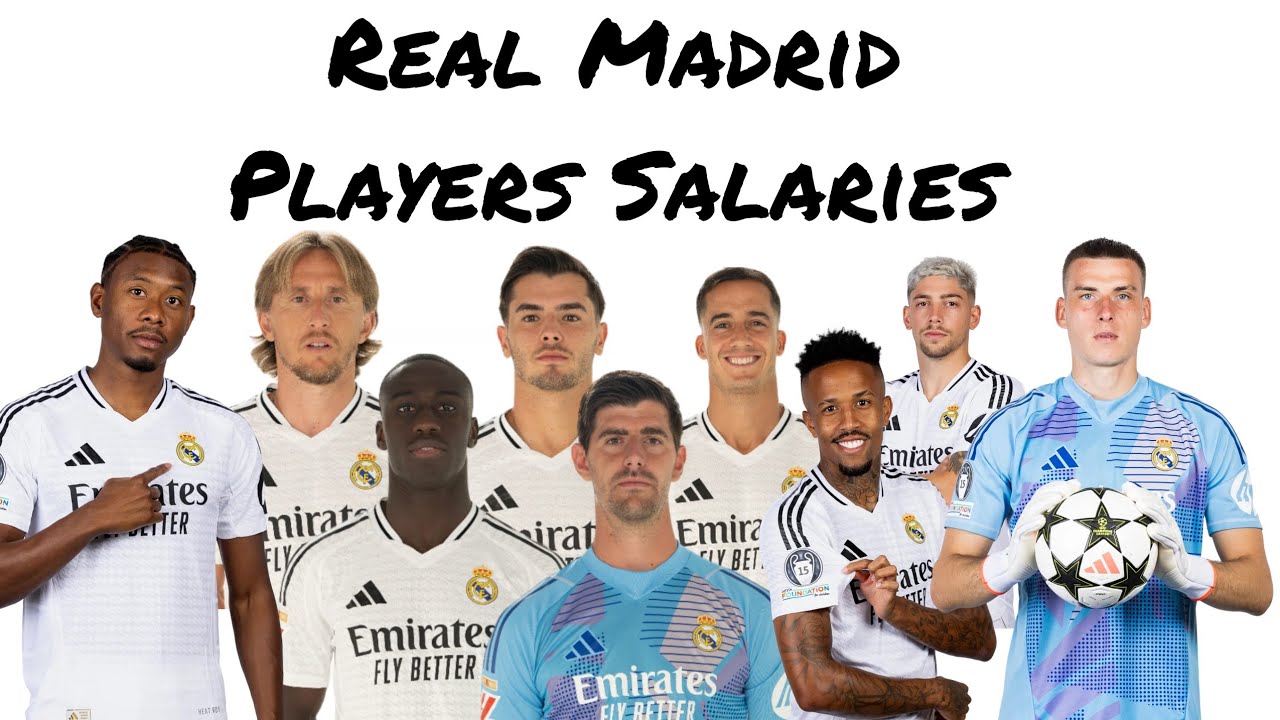 Real Madrid weekly Salaries 2024-25।। Top 20 players salaries. - YouTube