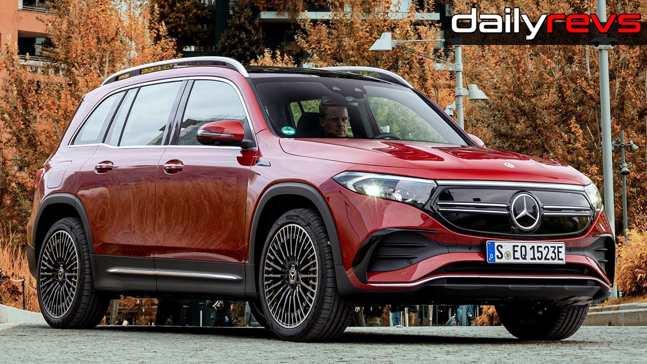 2022 Mercedes Benz EQB | Patagonia Red | Driving & Design Specs - YouTube