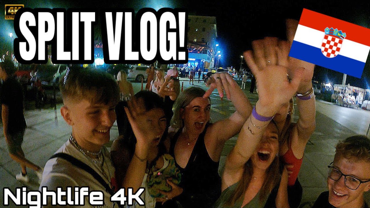 🇭🇷SPLIT NIGHTLIFE VLOG - PARTYING, GIRLS, EXPLORING CROATIA 2025 4K ...