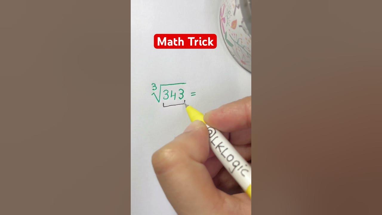 Cube Root Math Trick - YouTube