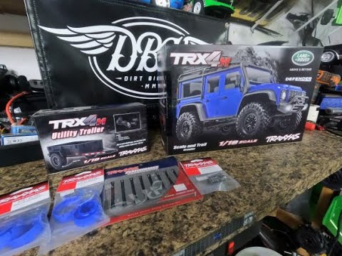 unboxing the new Traxxas 1/18 scale TRX4m!!! and the new trailer ...