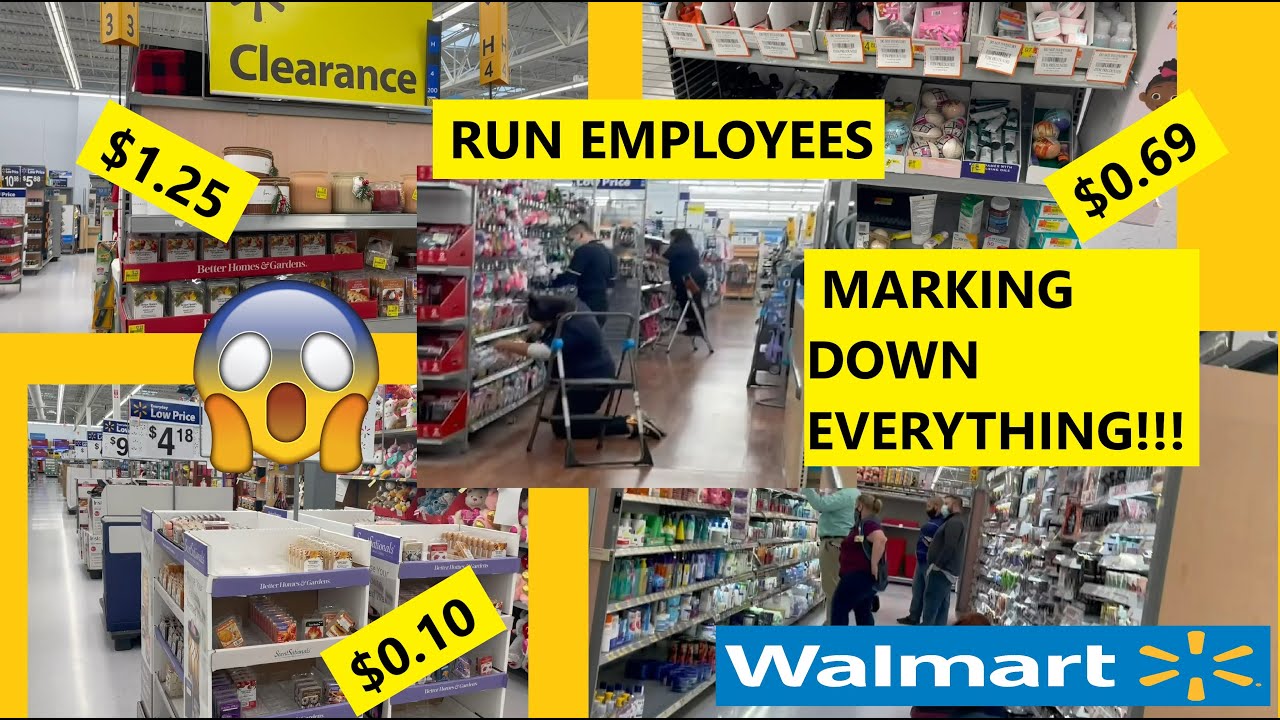 Below $1 Walmart CLEARANCE!! Huge WALMART Clearance!! Employees Marking ...
