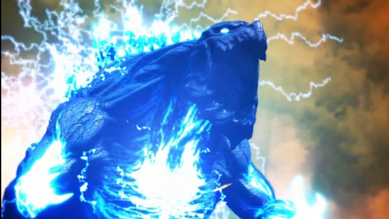 SUPER GIANT GODZILLA vs GODZILLA EARTH: Attack with Atomic Breath [HD ...