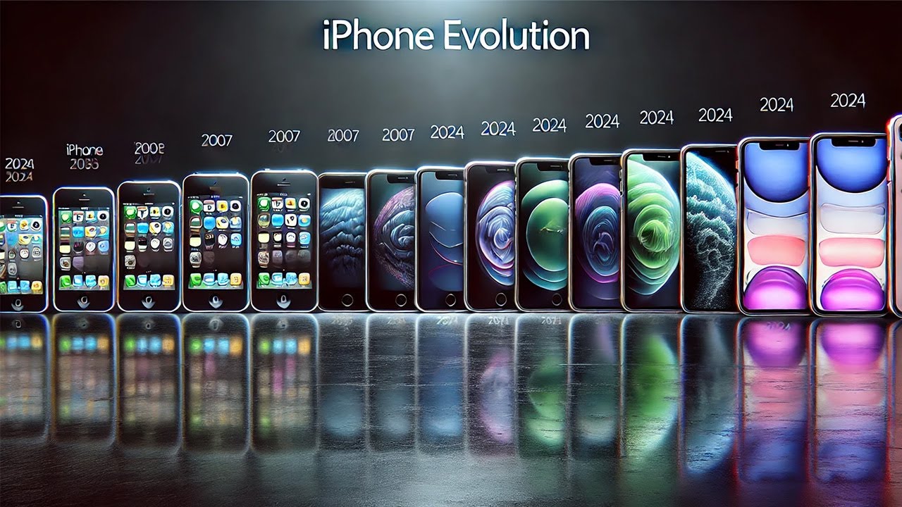 Evolution of iPhone: All Models Explained (2024 Edition) - YouTube