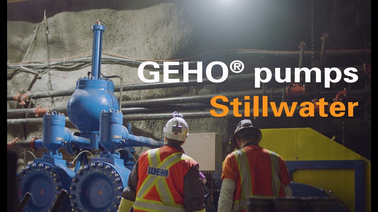 GEHO® pumps at Sibanye-Stillwater - YouTube