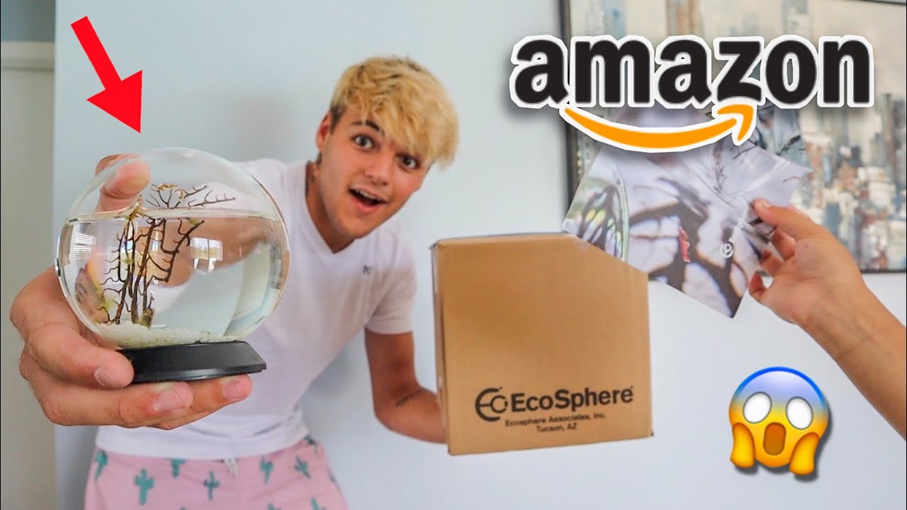 BUYING the WORLDS smallest BIOSPHERE AQUARIUM!!! *shrimp inside* - YouTube