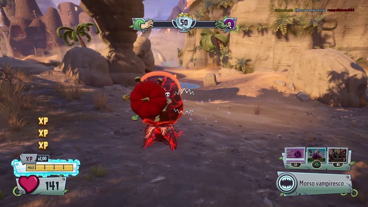 PVZ GW2 - Vampweed on Count Chompula - YouTube