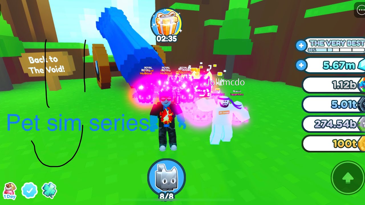 Evolution of pet sim x series #petsimulatorx - YouTube