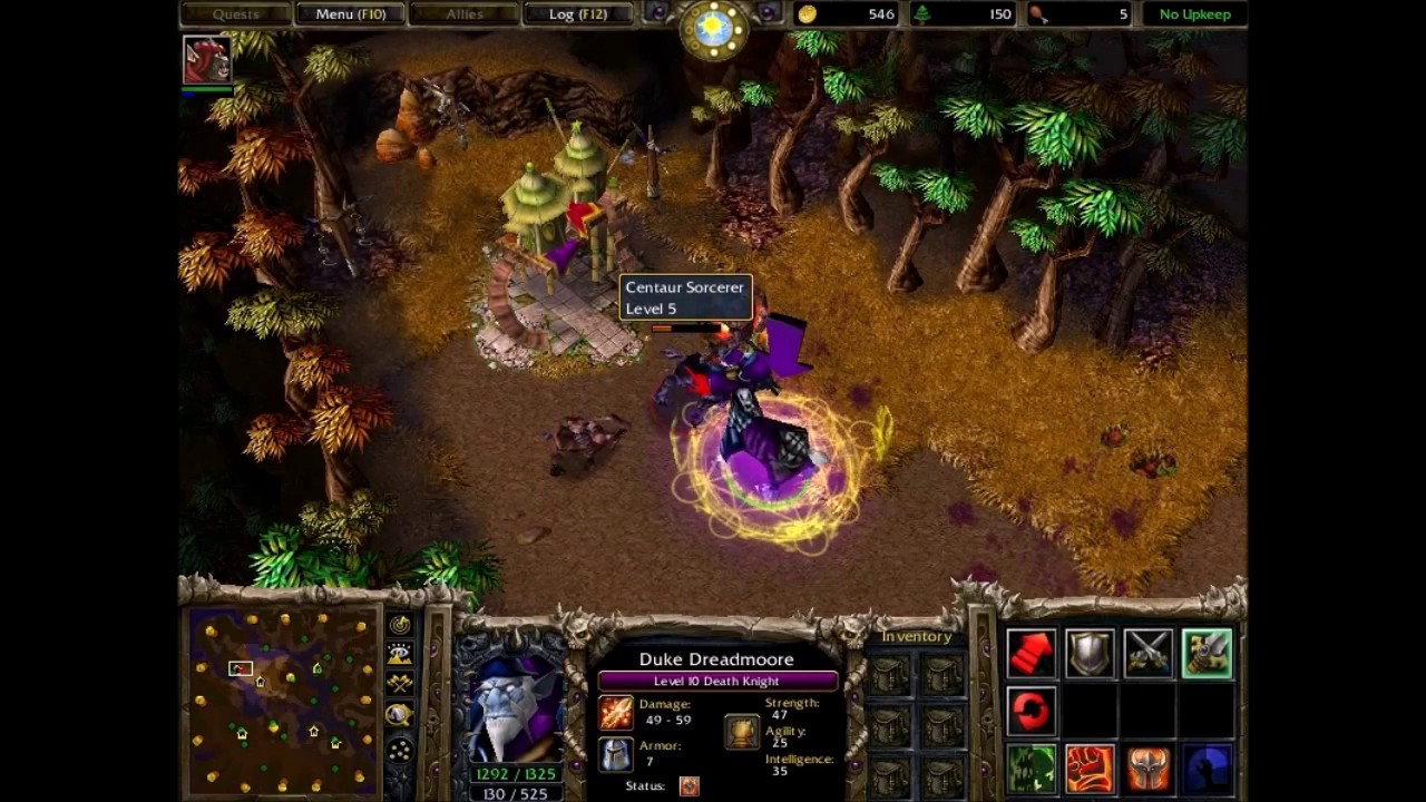 Warcraft 3 Classic: Centaur Death Knight - YouTube