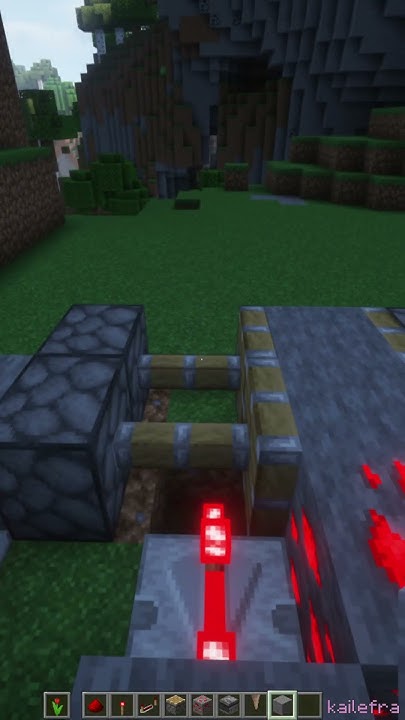 how to make a simple trap | kailefra #minecraft #fyp #foryoupage - YouTube