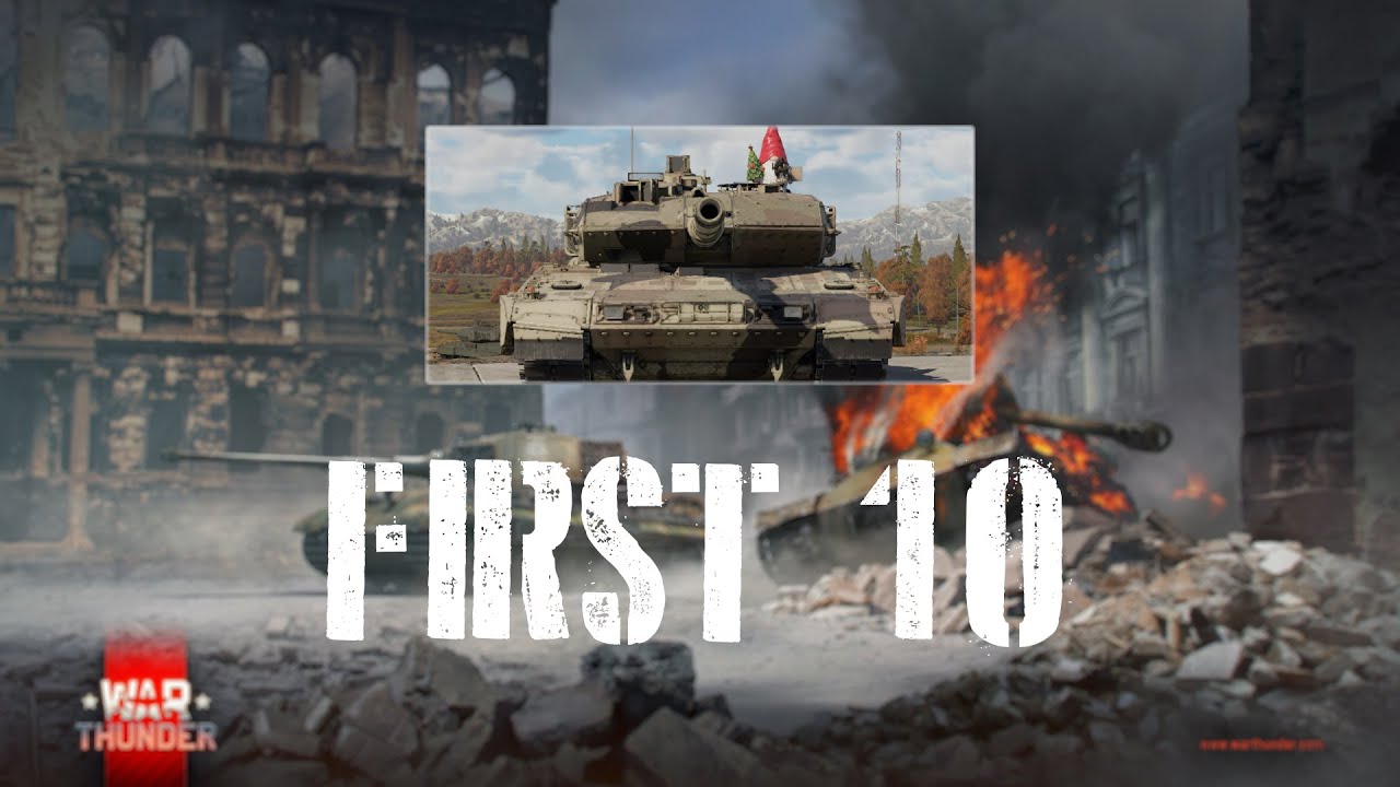 War Thunder First 10: Leopard 2A7V With DM53 APFSDS - YouTube