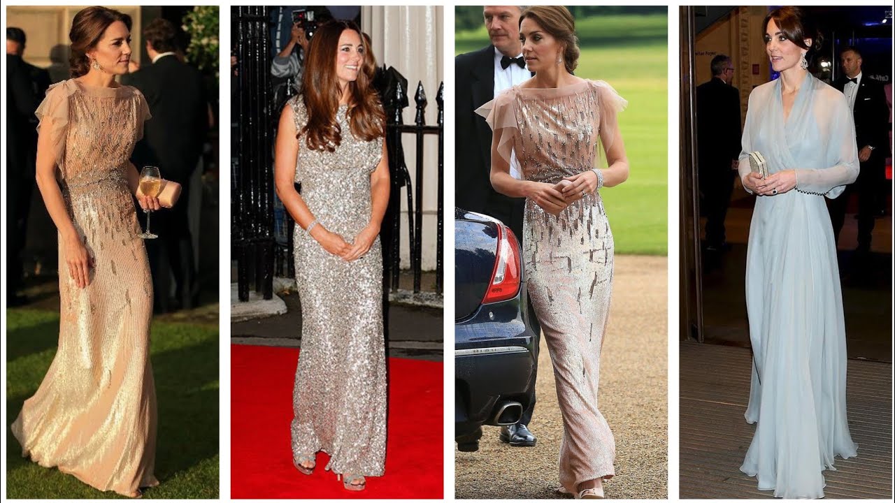 Beautiful Kate Middleton evening gown dresses design #katemiddleton ...