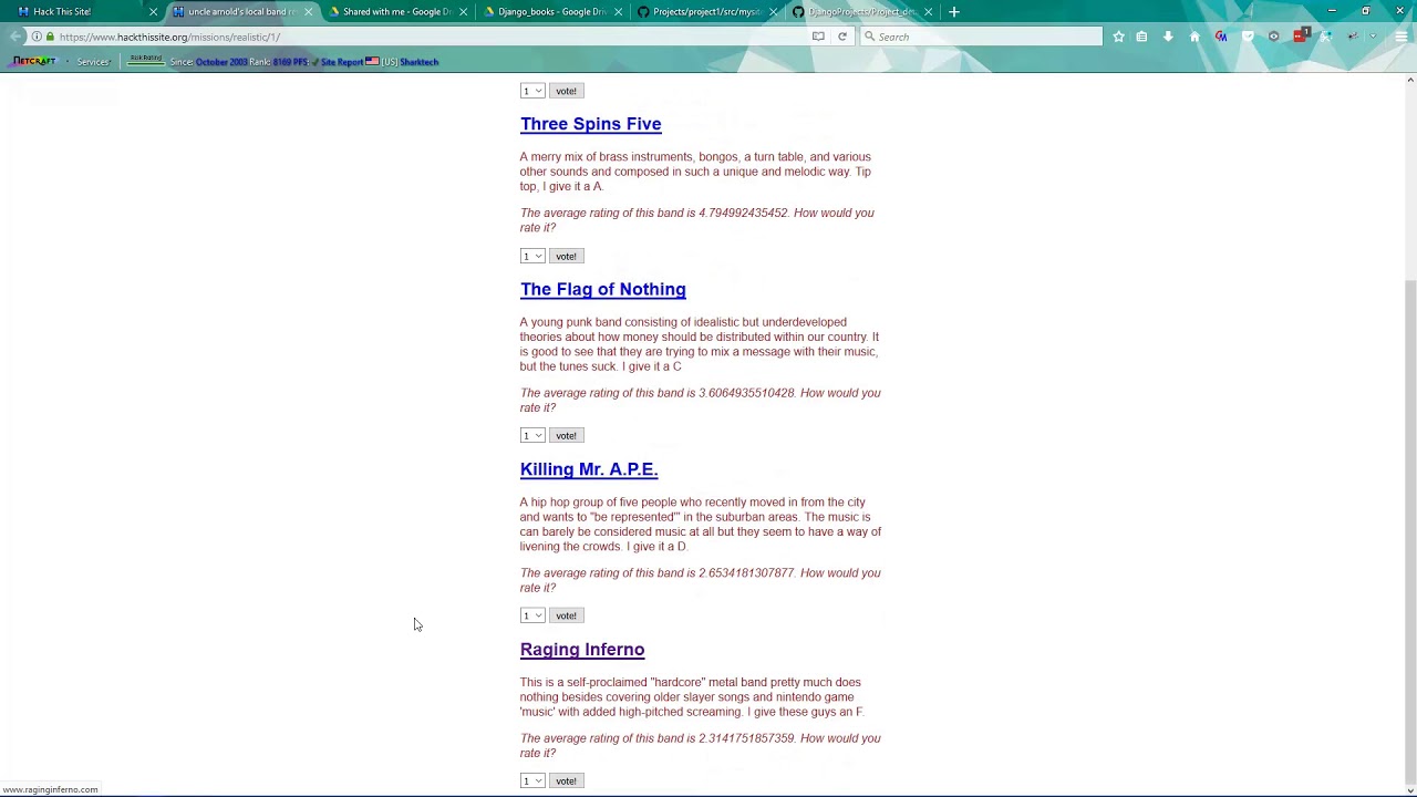 Realistic Mission - 1 | HackThisSite Solutions - YouTube