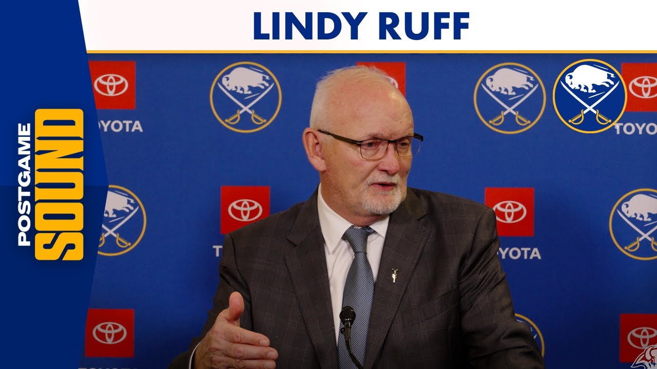 "I Have To Clean Up. That's On Me" | Buffalo Sabres Coach Lindy Ruff ...