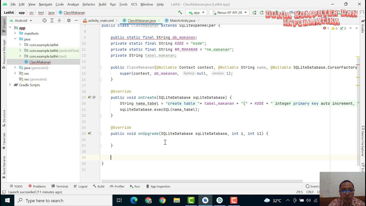 Pemrograman Android - Membuat Class Java pada Android # ...