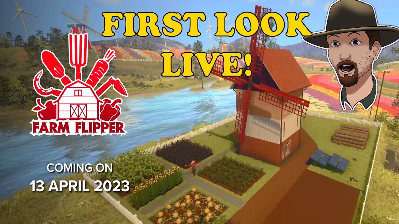 FARM FLIPPER FIRST LOOK LIVE- HOUSE FLIPPER DLC - YouTube