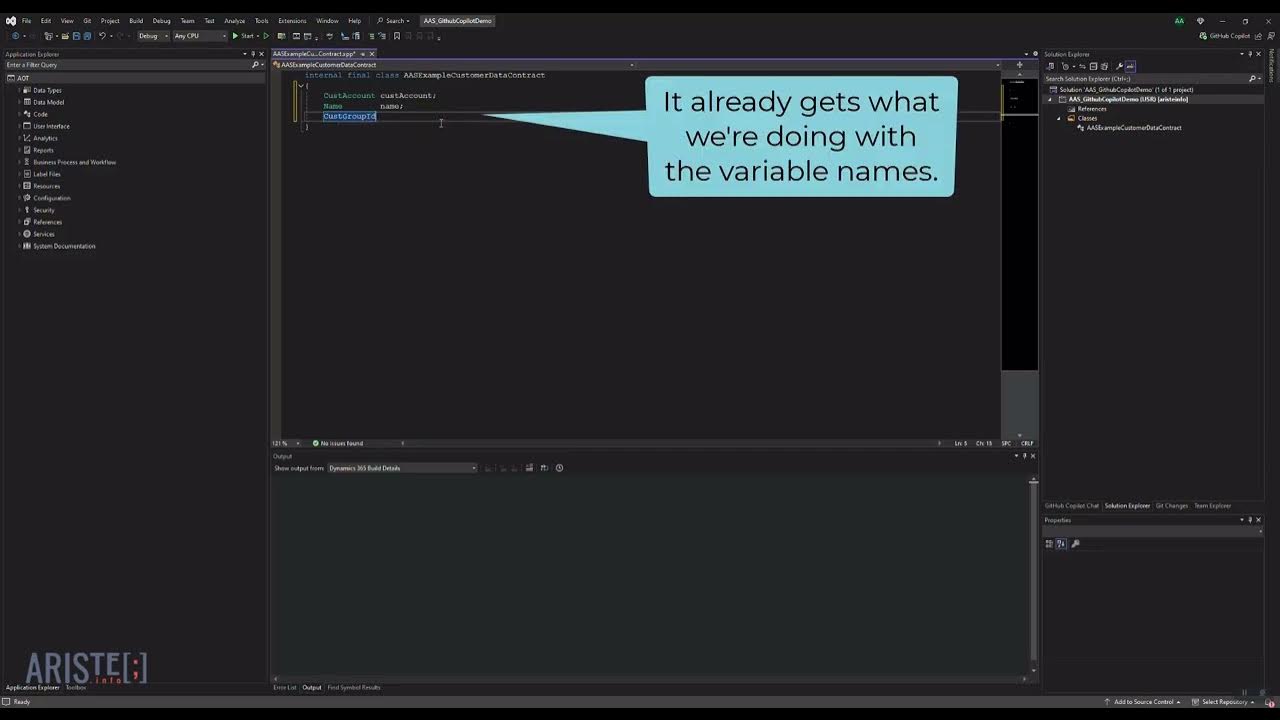 GitHub Copilot in X++ code (Dynamics 365 F&O) - YouTube