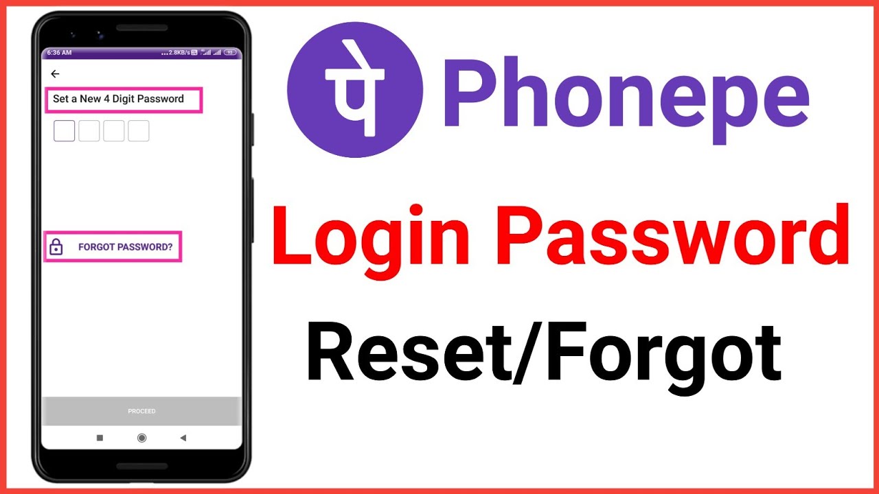 how to reset or forgot phonepe account password | how to reset phonepe ...