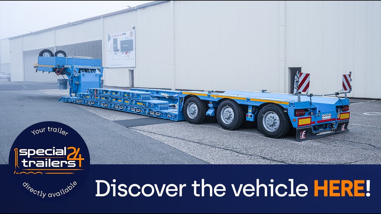 Faymonville - MegaMAX extendable lowbed trailer with 3 pendular axles ...