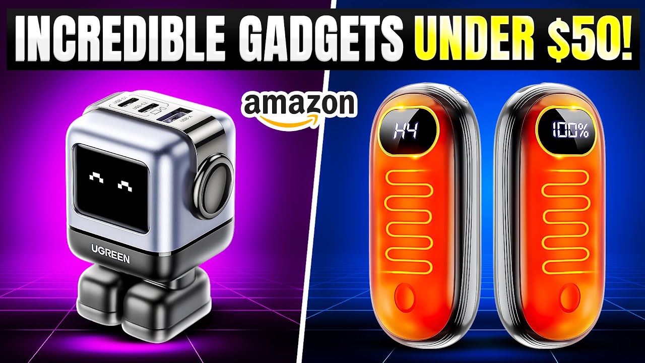 Top 10 Must-Have Amazon Tech Gadgets Under $50 - YouTube
